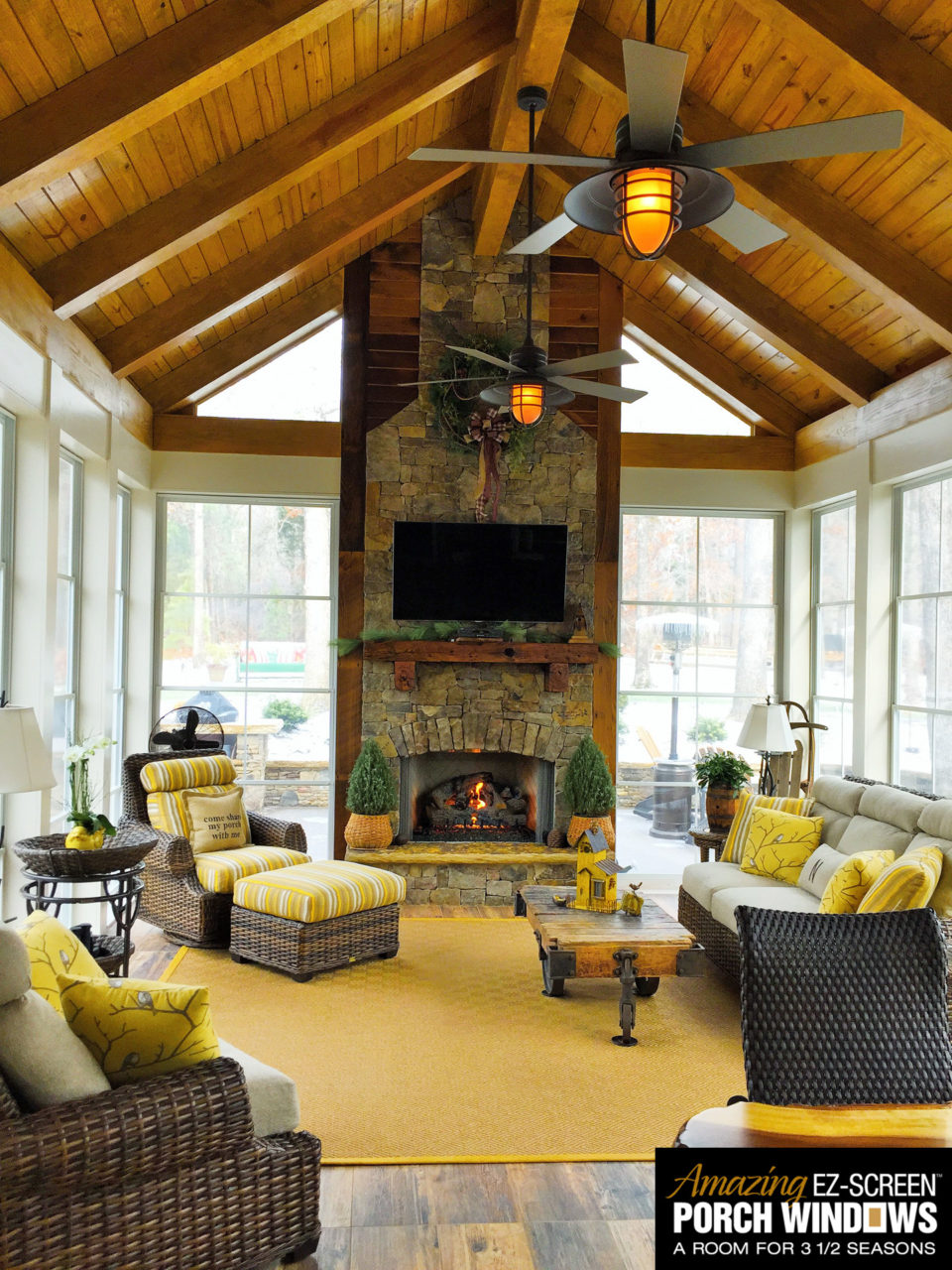 Photo Gallery - Amazing EZ-Screen Porch Windows