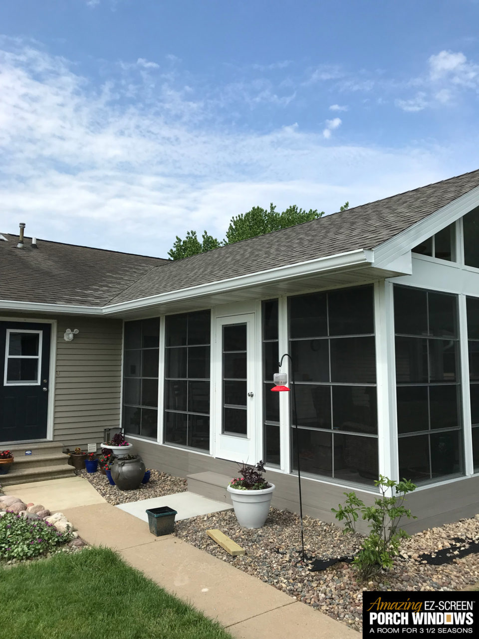 Screen Porch Windows - 3 and 1/2 Season Porch Windows