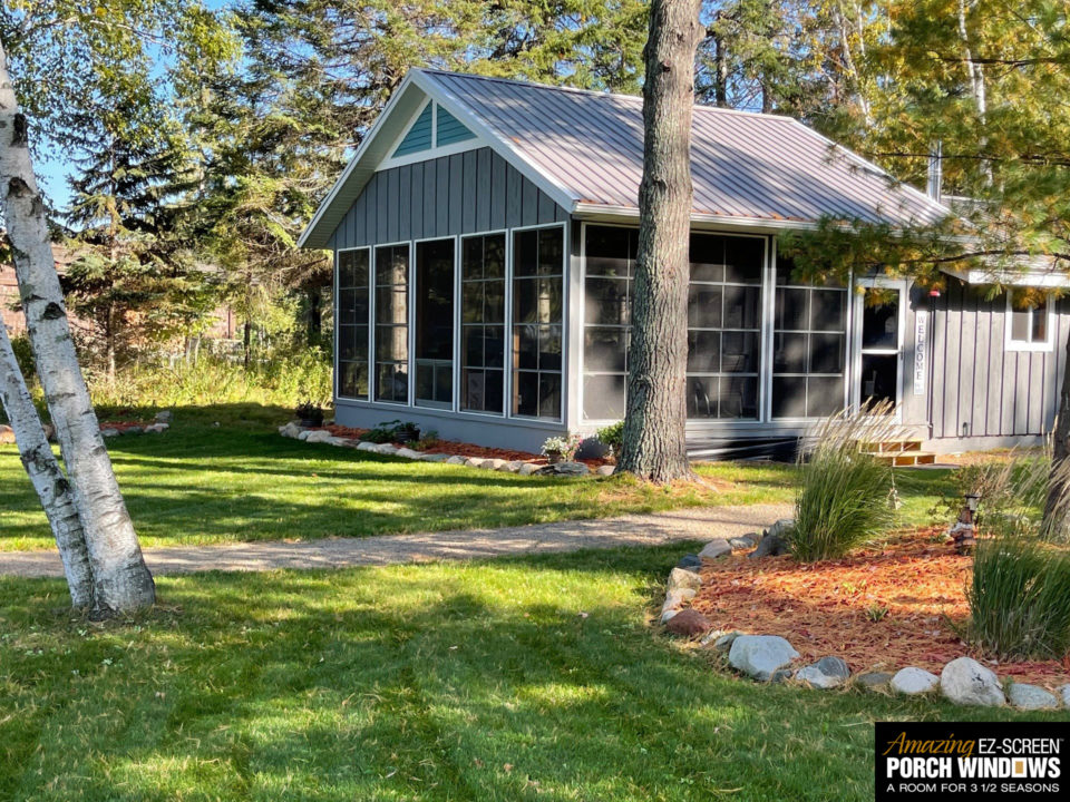 Screen Porch Windows - 3 and 1/2 Season Porch Windows