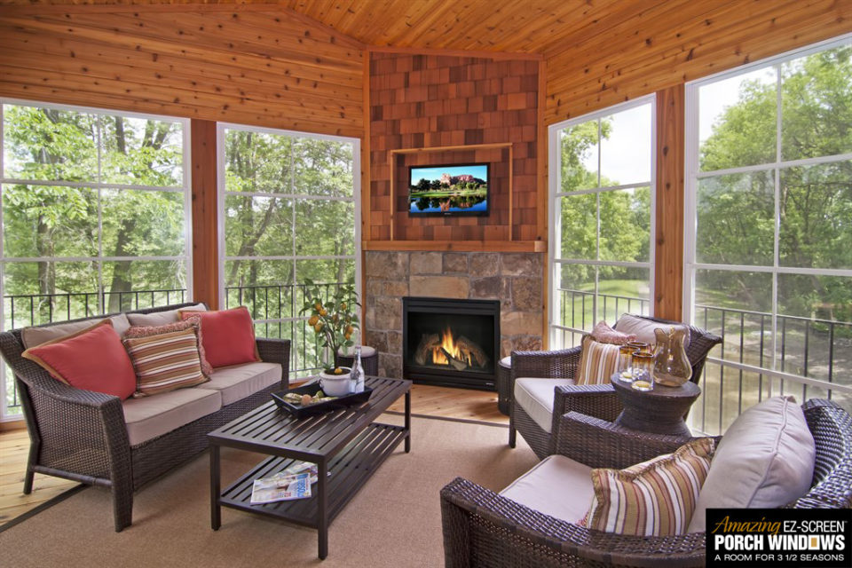 Photo Gallery - Amazing EZ-Screen Porch Windows