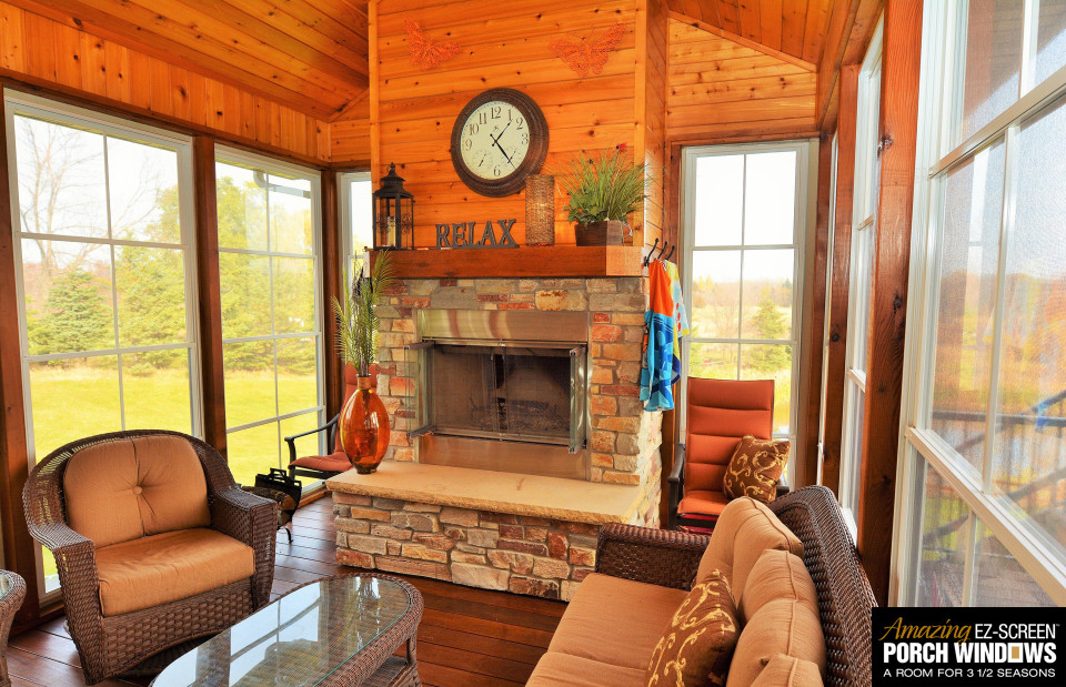 Photo Gallery - Amazing EZ-Screen Porch Windows