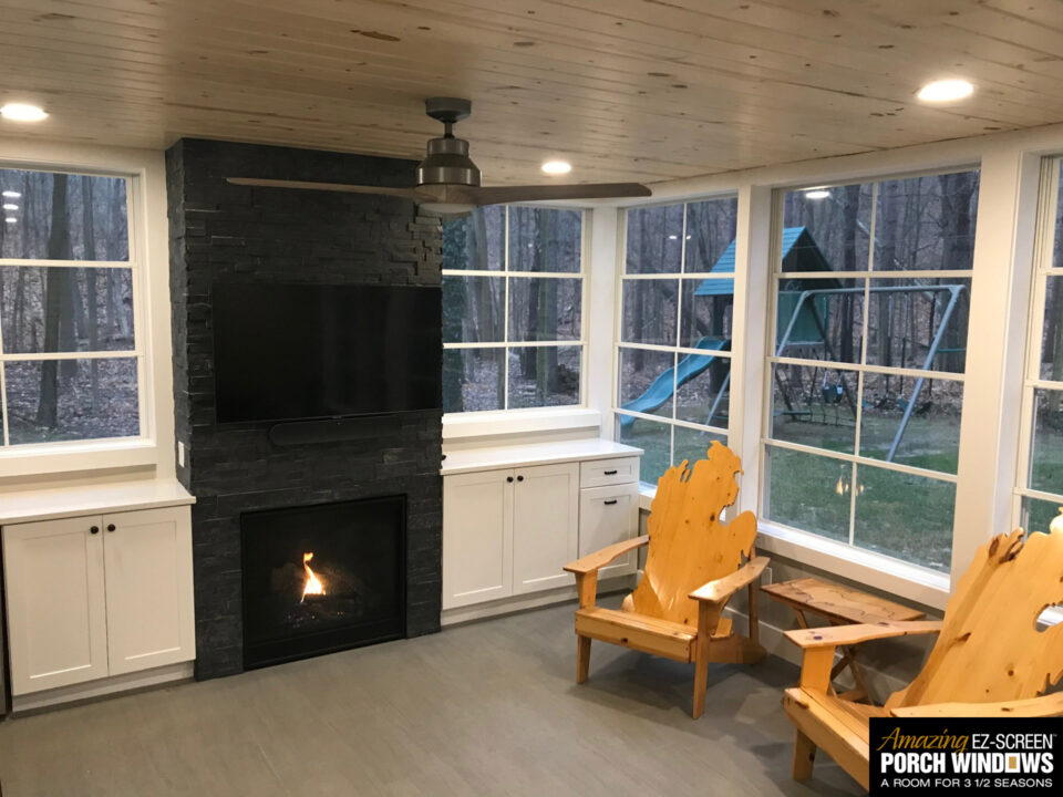 Photo Gallery - Amazing EZ-Screen Porch Windows